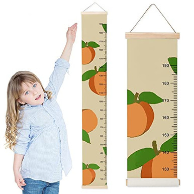 Growth Chart for Kids Oranges Small Children Height Measurement Ruler ...