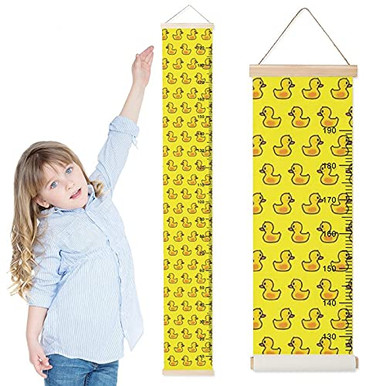Growth Chart for Kids Ducks Yellow Children Height Measurement Ruler ...