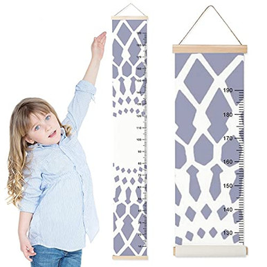 Growth Chart for Kids Circles Flower Children Height Measurement Ruler ...