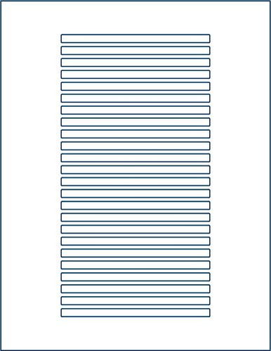 600-Pak Matte Finish CD/DVD Spine Labels -25 Sheets- 24 Labels per ...