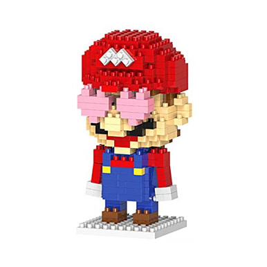 Anoauit Cartoon Mario Mini Blocks 3D Model DIY Mini Diamond Blocks ...