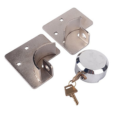 Hidden Shackle Padlock- Heavy Duty Puck Lock and Hasp High Security ...
