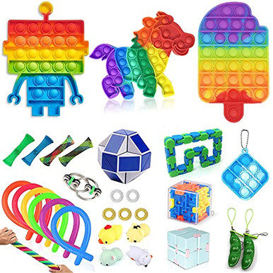 LWXQWDS Cheap Fidget Toy Set- 30 Pc Fidget Toy Pack Cheap- Fidget Box ...