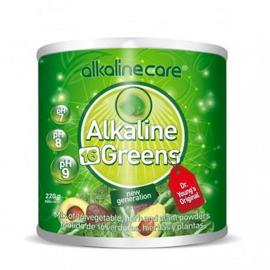 Alkalinecare Alkaline 16 Greens 220g Bottle - Complete Green Smoothie ...