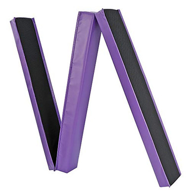 ZENY 9ft Tri-Fold Gymnastic Balance Beam Bar-Foam Low Floor Extra Firm ...