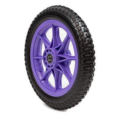 12 Inch Closed Cell Foam EVA Plastic Spoke Ball Bearing Wheel | Black ...