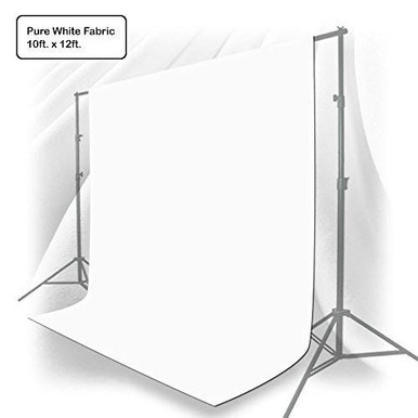 Julius Studio 10 x 12 ft. White Chromakey Photo Video Studio Fabric ...
