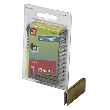 Wolfcraft 7169000 Type 055 23mm Narrow Backed Staples by Wolfcraft ...