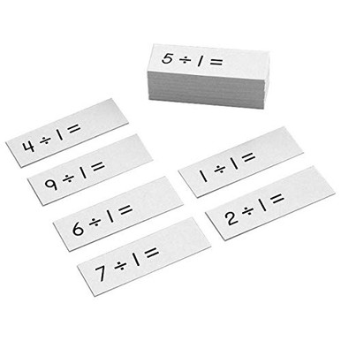 MONTESSORI OUTLET Division Working Charts Problems Slips ...