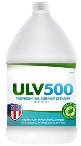 Hypochlorous Acid ULV500 500PPM -1 Gallon- For ULV Foggers and Handheld ...