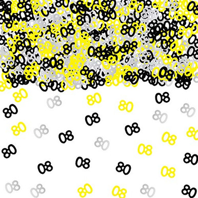 80 Confetti 80th Birthday Confetti-Number 80 Confetti 80th Anniversary ...