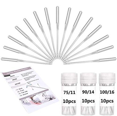 60 Count Home Sewing Machine Needles Universal Machine Needles Regular ...