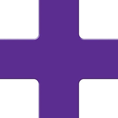 Heavy Duty Floor Marking Shape Quad Corner Purple - Warehousesoverstock