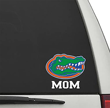 Florida Gators MOM with Gator Head Logo Vinyl Decal #2 Car Truck Window ...