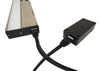 NICOR Lighting Black Junction Box for NUC-4 Linkable Undercabinet ...