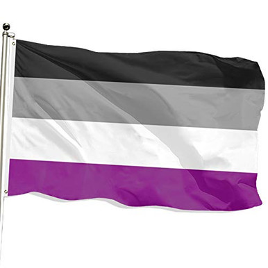FSFLAG Asexual Pride Flag - Asexual Flag 3x5 Ft - Double Stictching and ...