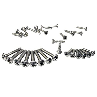 8 Screws Stainless Steel Pickup Mounting and 20 Fender Stratocaster ...