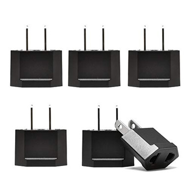 European to US Plug Adapter Socket by Ceptics Europe Asia China Korea ...
