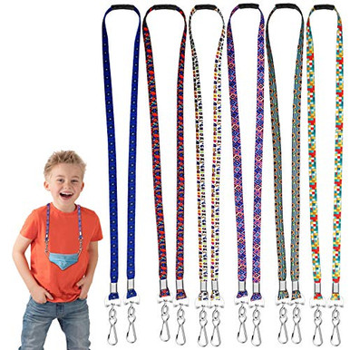 6 Pcs Mask Lanyard Adjustable Mask Lanyard for Kids Breakaway Face Mask ...