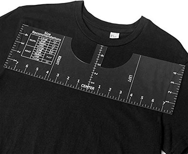T Shirt Ruler Guide T Shirt Alignment Tool for Vinyl Alignment and Heat ...