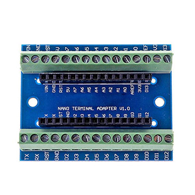 Gump's grocery Nano Terminal Adapter for The Arduino Nano V3.0 AVR ...