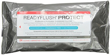 Medline Readyflush Biodegradable Flushable Wipes 24 Count ...