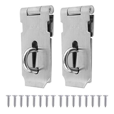 OCR Door Locks Padlock Hasp Latch 2PCS 3 Inch Padlock Hasp Heavy Duty ...
