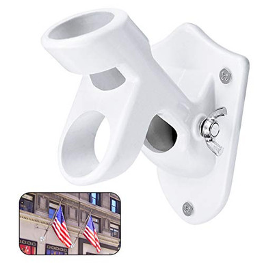 Flag Pole Holder Mounting Bracket 2 Position American Flag Pole Bracket ...
