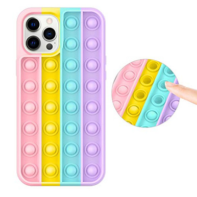 Fidget Toy Case for iPhone 12 Pro Max Stress Relief Anti-Anxiety Press ...
