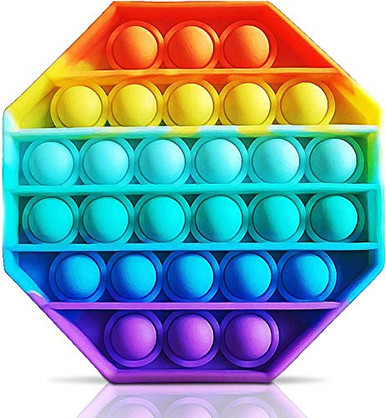 Push Pop Bubble Fidget Sensory ToyBubble Popping Fidget Toy for Kids ...