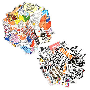 100PCS Small Talk Bless Saying Decoration Stationery Letter Stickers ...