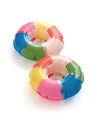 ban.do Float On Inflatable Drink Floaties Set of 2, Block Party ...