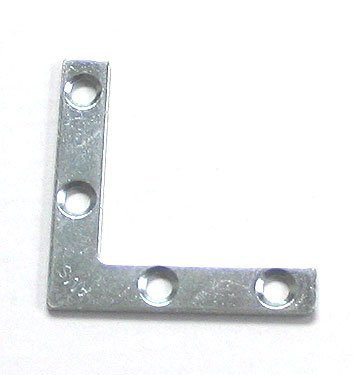 50 Frame 2 Inch Metal Re-enforcing Corner Angle Plate - Warehousesoverstock