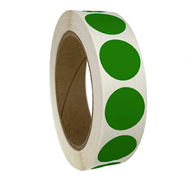 TheDotFactory. 1 Inch Permanent Color-Code Circle Stickers. 1000 Dots ...