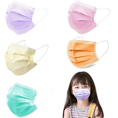 50pcs Multicolored Disposable individual package Face Masks for ...