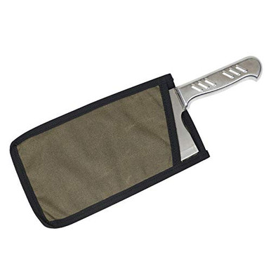 Meat Cleaver SheathButcher Knife ProtectorsWaxed Canvas Wide Knifes ...