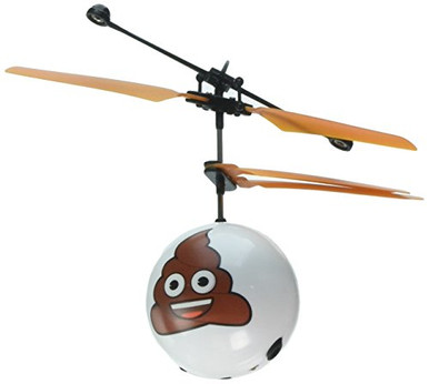 Poop Emoji IR UFO Ball Helicopter IR UFO Ball Helicopter ...