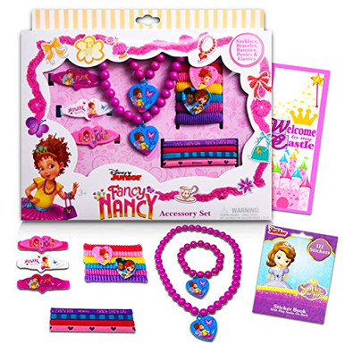 Disney Fancy Nancy Hair Accessories Bundle - 15pc Fancy Nancy Playset ...
