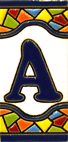 House letters 3 inch. Handpainted house letter tiles for signs ...