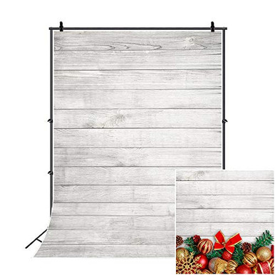 White Wood BackdropYeele 4x5ft Wooden Board Photography Rustic Faux ...