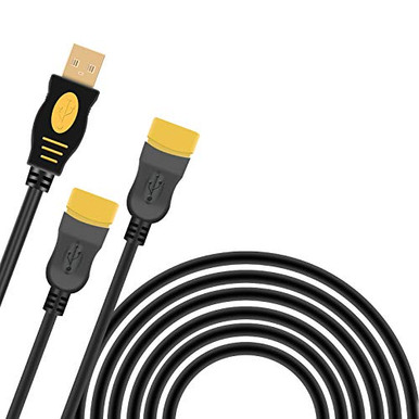 Extra Long 59inch USB Y Splitter Cable 1 Male to 2 Female FAOTUR 2 Port ...