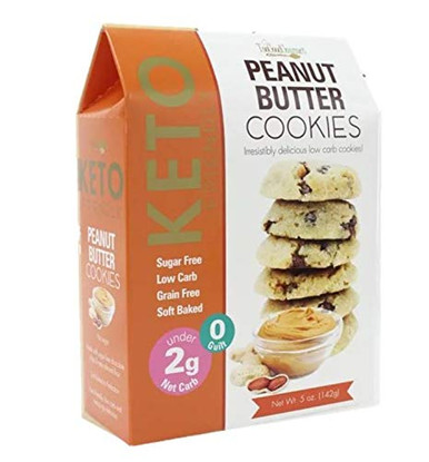 Too Good Gourmet Keto Cookies 5 Oz! Peanut Butter Flavored Cookies! Low ...