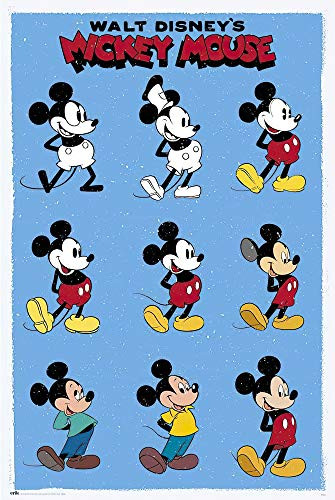 POSTER STOP ONLINE Mickey Mouse - Disney Poster -The Evolution of ...