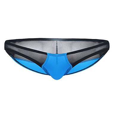 Alvivi Men's Sexy Low Rise Micro Bulge Pouch G-String Thong Mini Bikini ...