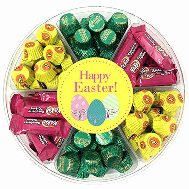 Easter Candy Gift Basket 6 Sectional Tray Of Individually Wrapped ...