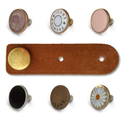 Button Pins for Jeans No Sew plus 1 Waist Extender for Pants for Woman ...