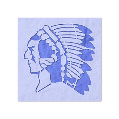 Stencil Stop Native American Indian Head Symbol Stencil - Reusable for ...