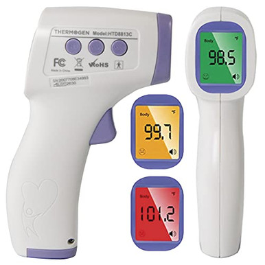 Thermogen Non Contact No Touch Thermometer for Adults Kids Babies ...