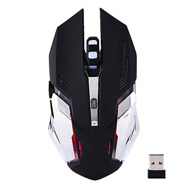 Rechargeable Gaming Mouse 2.4Ghz Wireless Mouse Portable Ergonomics ...