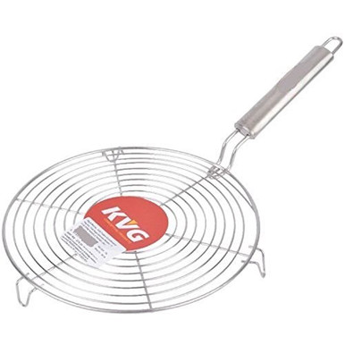 Nexxa Stainless Steel Round Roti Grill Papad Grill Roti Jali Chapathi ...